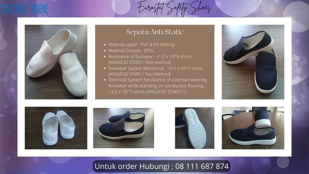 Mengenal Sepatu Antistatic: definisi, Tipe, dan Faedahnya - PT Dou Yee ...